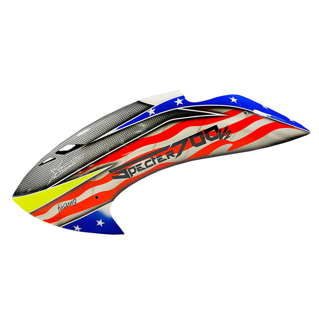 FUSUNO Canopy Specter 700V2 USA Flag w/ White Decal– BARC Hobbies