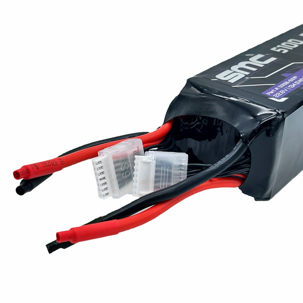 SMC-Racing HCL-HV2 Flight 45.6V/12S-5900mAh-90C Stick pack for Helicop ...