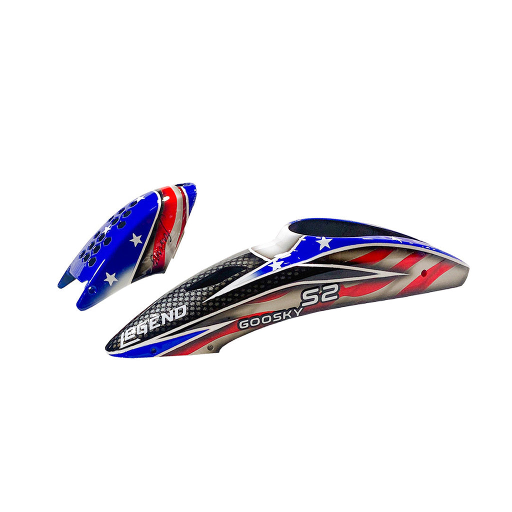 FUSUNO Stock Canopy Goosky S2 USA Flag– BARC Hobbies