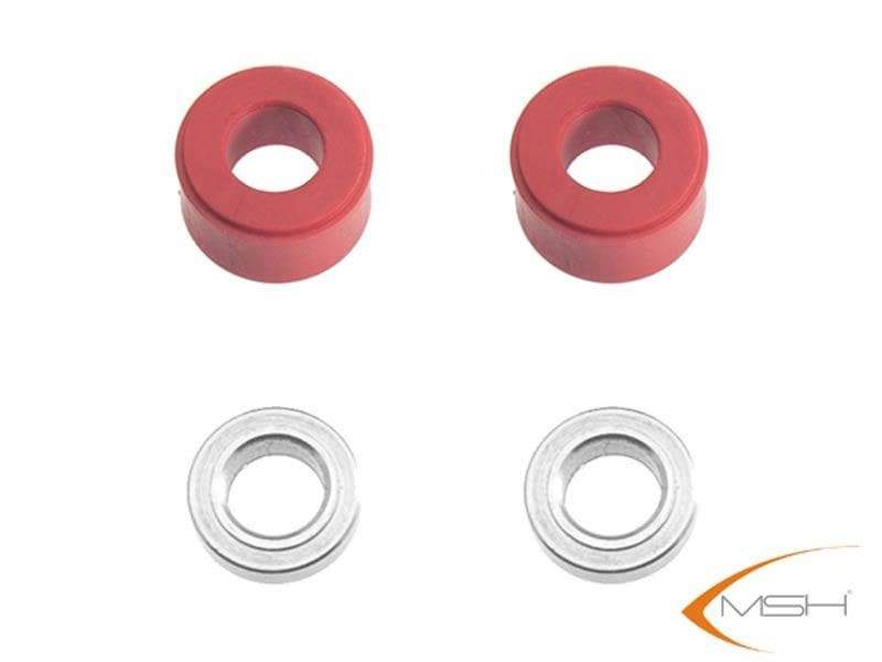 XL Protos 480 Head Dampeners 3D (Red)– BARC Hobbies